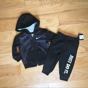 Nike | Matching Sets | Nwt Nike Black Track Suit | Poshmark